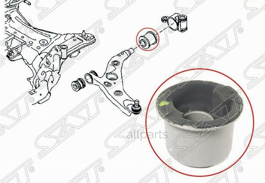 SAT ST-KR11-34-460 Сайлентблок рычага Mazda 3 13-19 / 6 12-