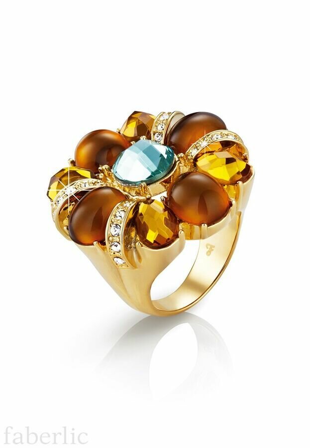 Кольцо Florange, кристаллы Swarovski