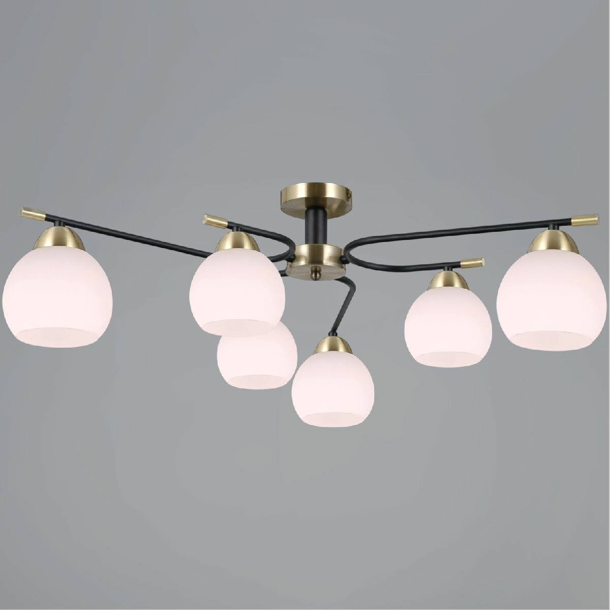 Потолочная люстра Illumico IL0638-6CSQ-24 AB BK LIBRA