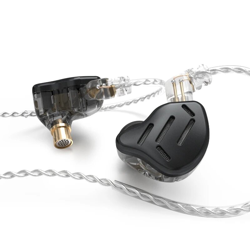 KZ ZAX черные внутриканальные наушники, 7BA+1DD