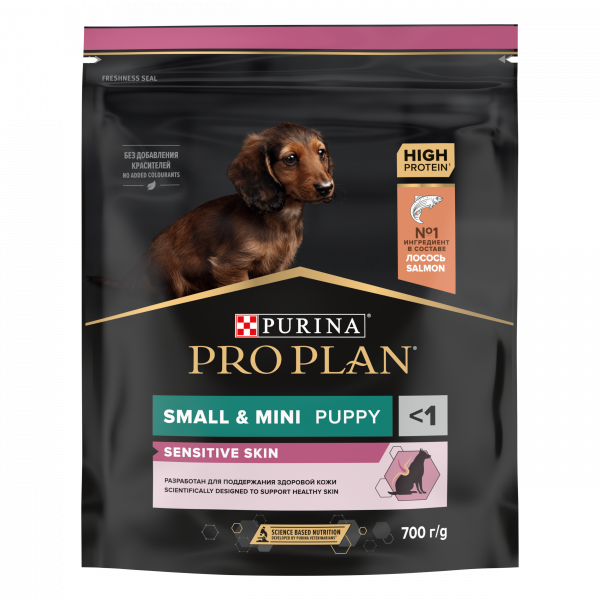 Purina Pro Plan Корм для щенков мелких пород с Лососем