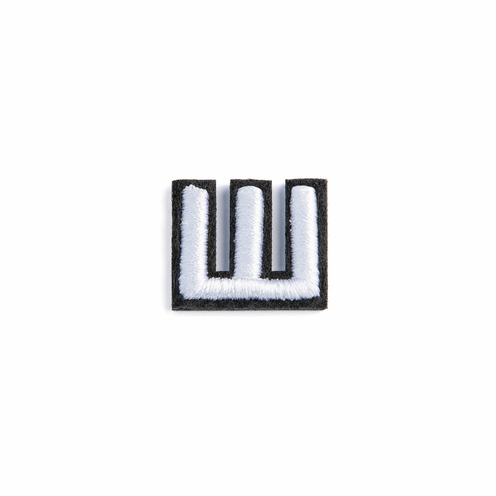 Шеврон Патч на липучке Velcap Алфавит буква Ш Нашивка Велкап