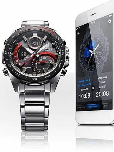 Наручные часы CASIO, черный, красный, серый — фото 1