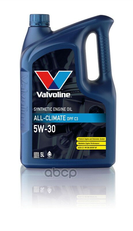 Масло моторное VAL ALL CLIMATE DPF C3 5W30 5L Valvoline арт. 898939