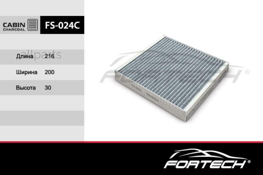 FORTECH FS024C Фильтр салона mitsubisi lancer outlander peugeot 40007 citroen c-crosser 2007-