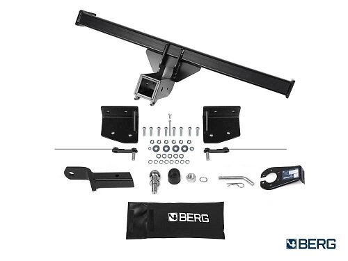 Фаркоп (ТСУ) Джили Кулрей 2020-2024 со съемным квадратом, тип Е, Берг