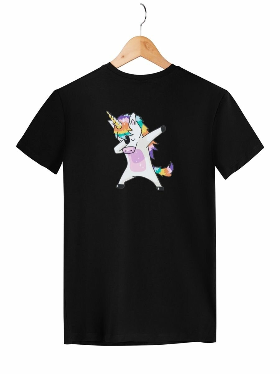 Футболка животные animals единорог swag