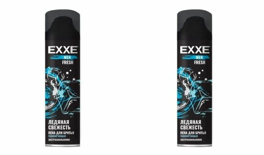 EXXE Пена для бритья Men Fresh Тонизирующая, 200 мл - 2 шт