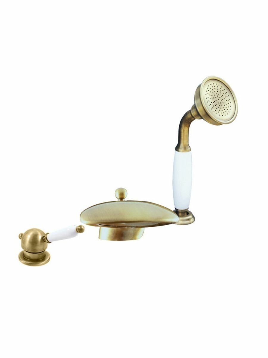 Смеситель на борт ванны, цвет бронзовый, RAV SLEZAK, L570.5SSM