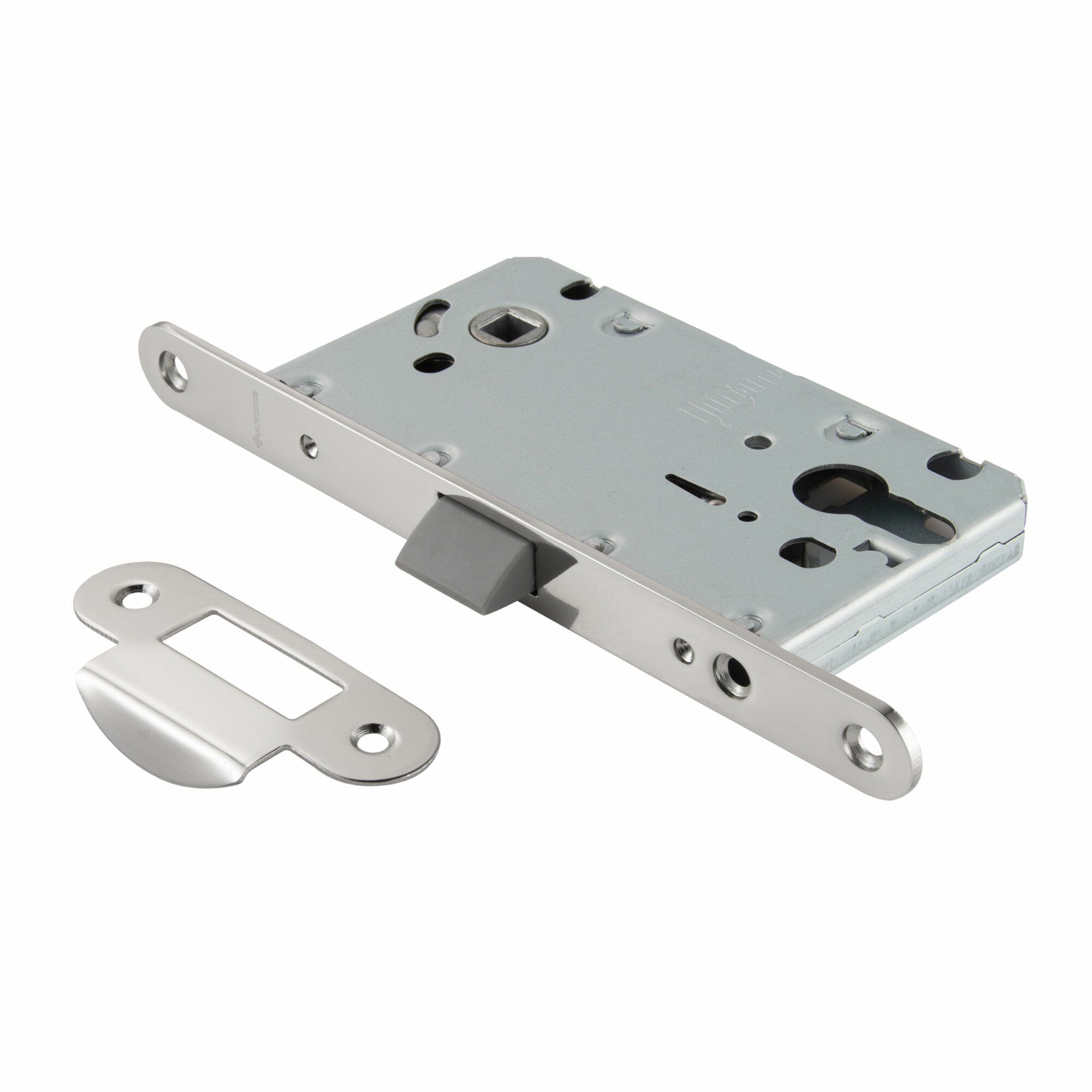 Защелка межкомнатная ARCHIE LP 5112СL N хром с цилиндром под ключ