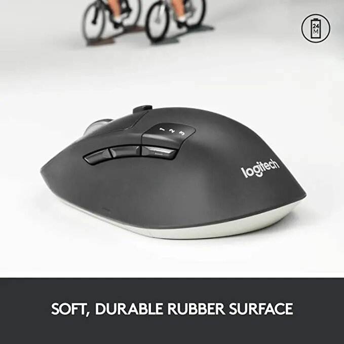 Logitech M720 черная мышь — фото 1