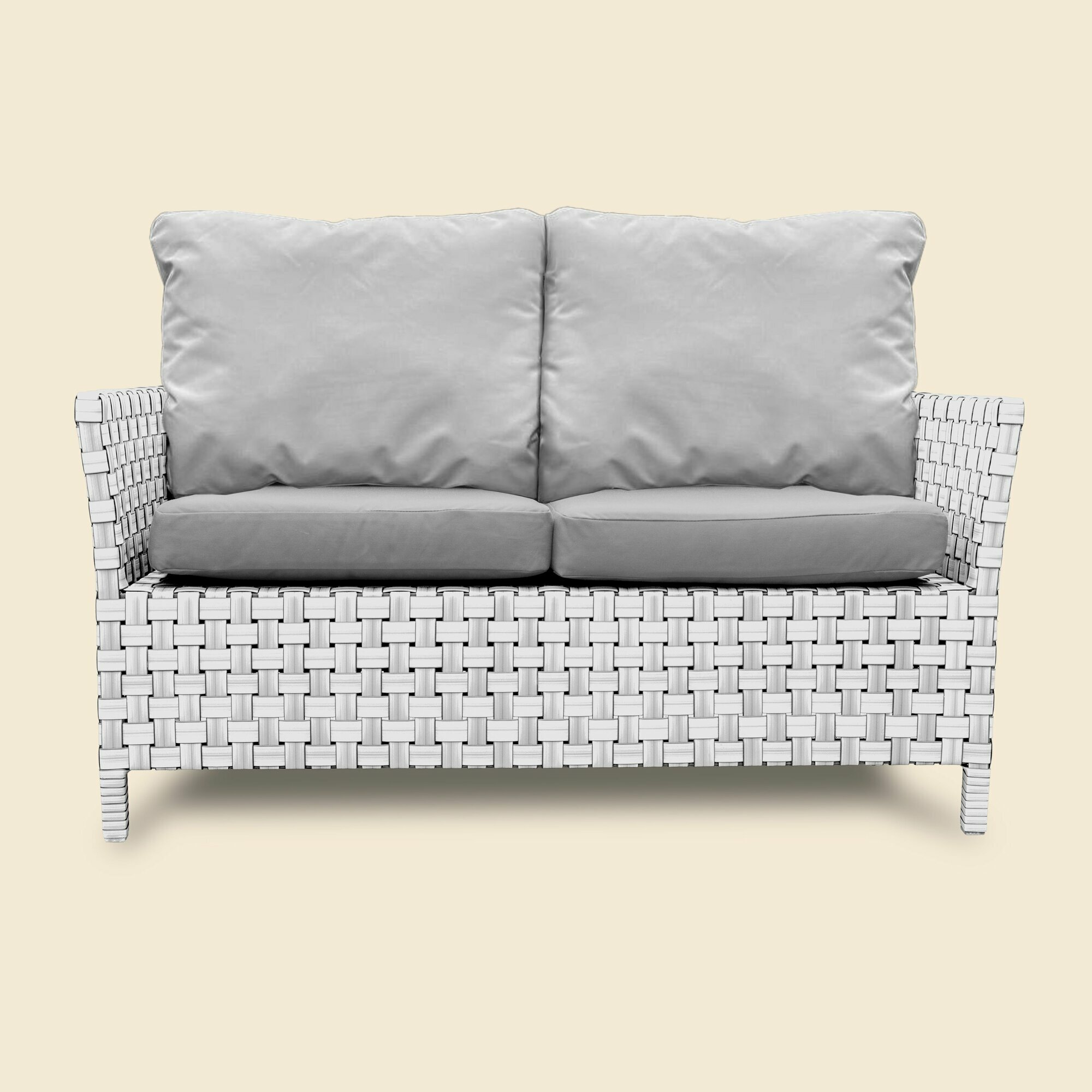 Диван плетеный из ротанга 2-х местный STILO