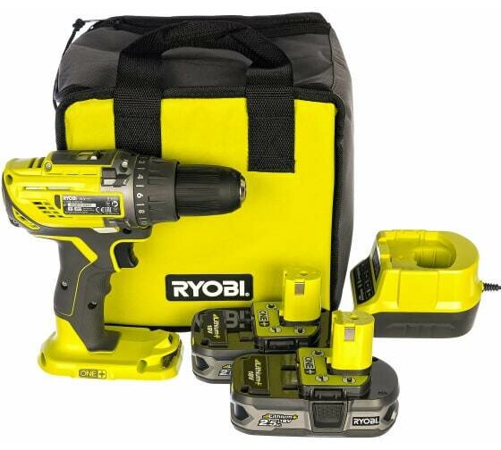 Компактная дрель-шуруповерт Ryobi ONE+ R18DD3-225S 5133003349