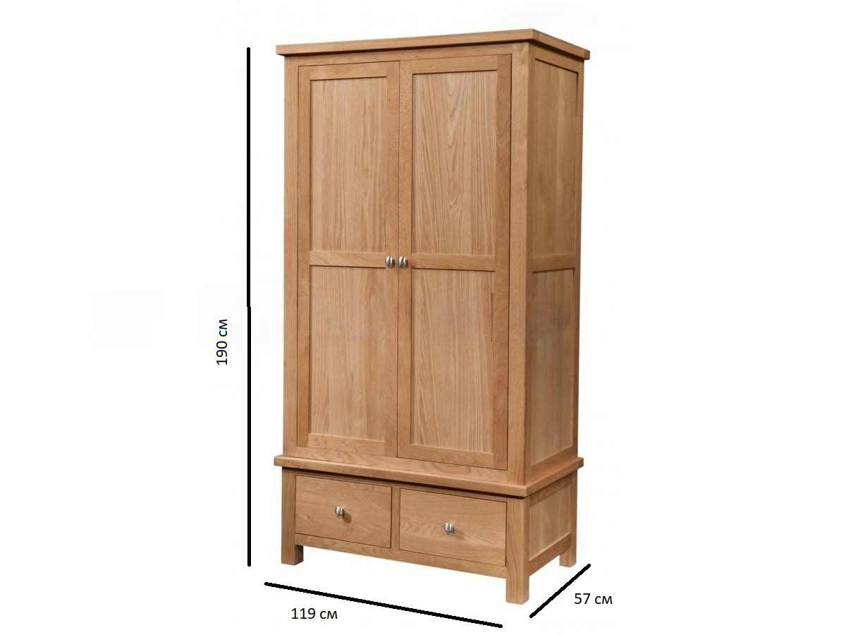 Шкаф распашной Мебель от Орлова Верди фабриано Premium, 119х57х190см, цвет венге