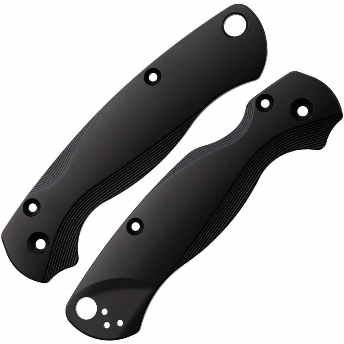 Сменные накладки для ножей Spyderco Para Military 2 Flytanium Lotus (Titanium Black)