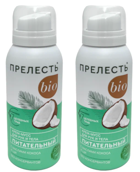 Крем-мусс для тела Прелесть-Био питательный, 100 мл, 2 шт