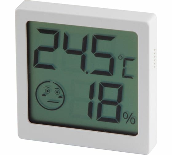 Термометр-гигрометр цифровой Energy EN-646, температура+влажность, CR2032 (в компл.) 107309