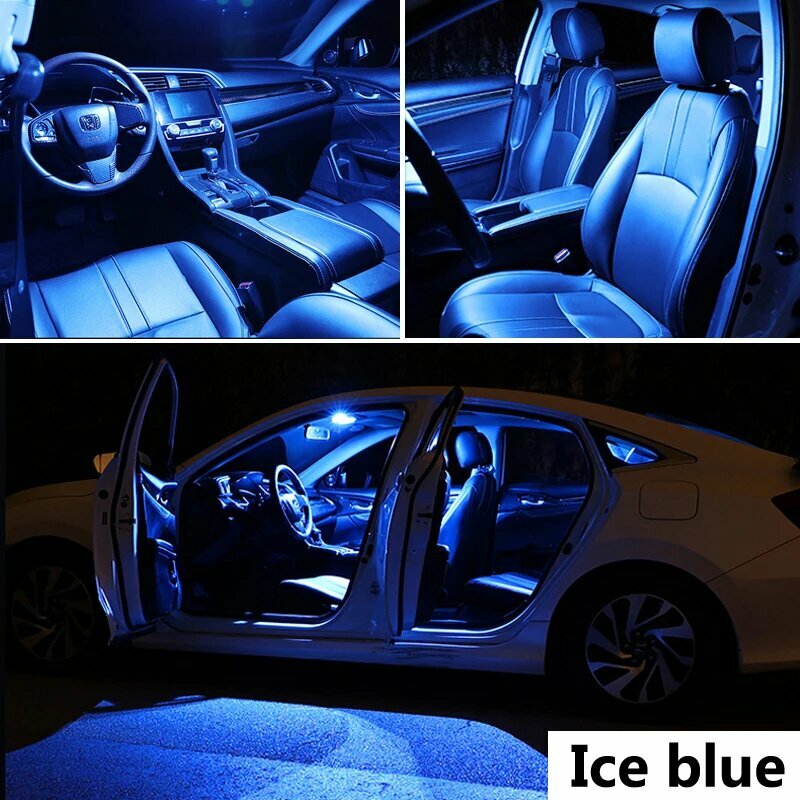 ZITWO без ошибок светодиодный комплект внутреннего освещения для VW ice blue, Golf 7 13-18 10PC