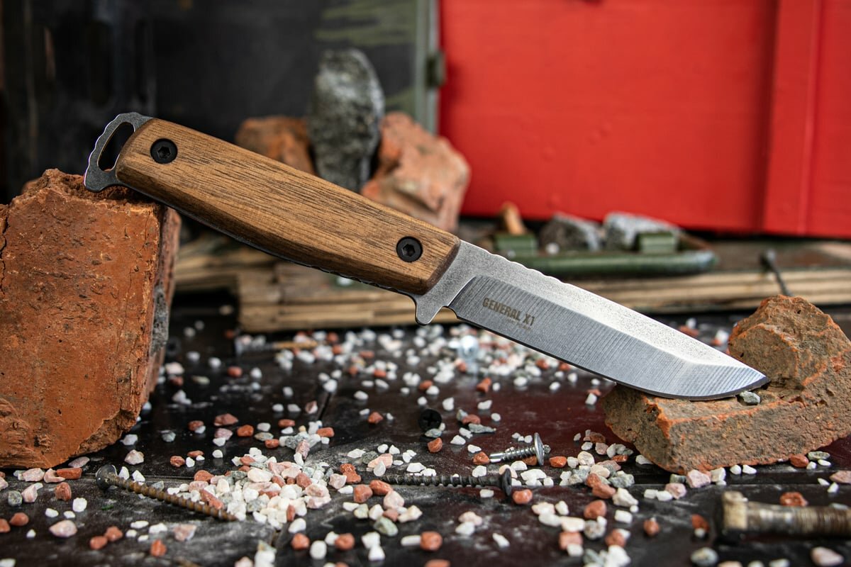 Универсальный рабочий нож Redsteel General X1 сталь AUS-8 4610094291039