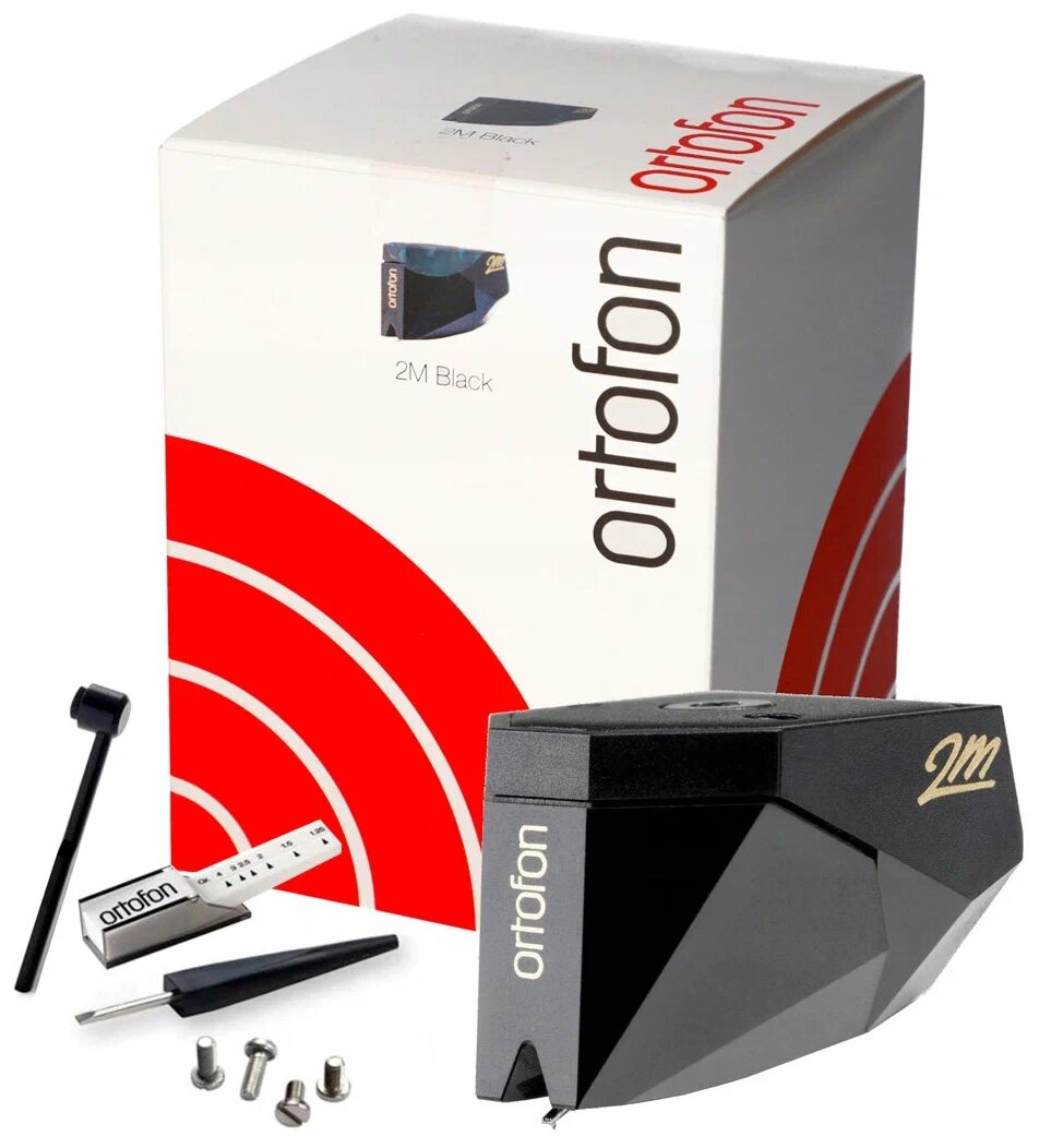 Головка звукоснимателя Ortofon 2M Black, для проигрывателя виниловых дисков — фото 1