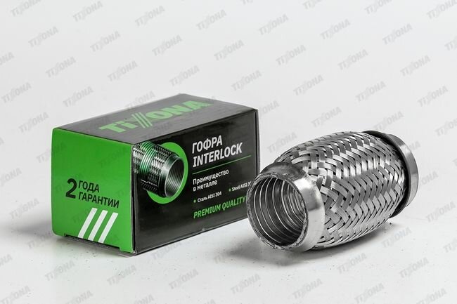 Гофра TIXONA 40/100 (AISI 304 with interlock)