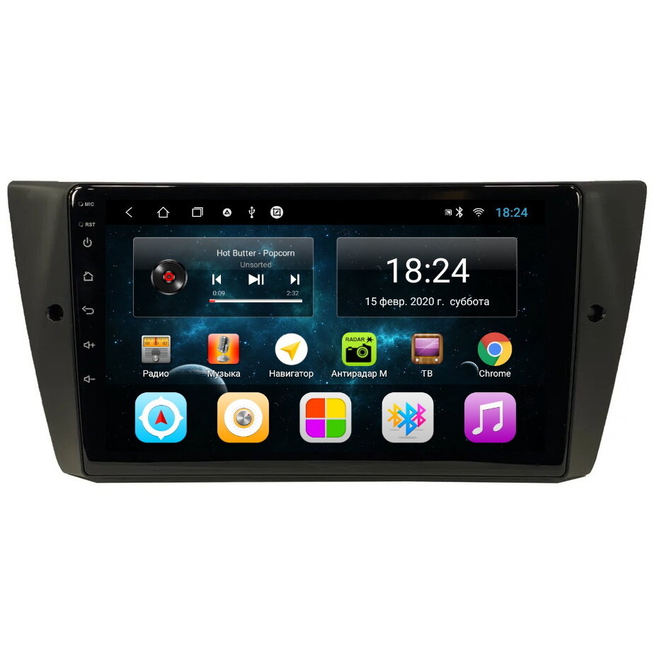 Магнитола CRS-300 BMW 3 series E90/E91/E92 2005-2012 - Android 11 - DSP 18 полос