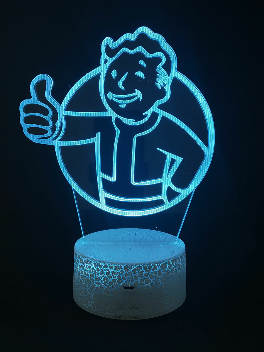 Детский 3D ночник FALLOUT — фото 1