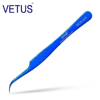 Пинцет для ресниц Vetus MCS-24A-Blue