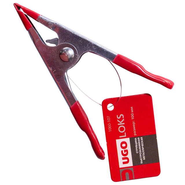 Струбцина пружинная быстрозажимная UGO LOKS 100мм, материал: металл