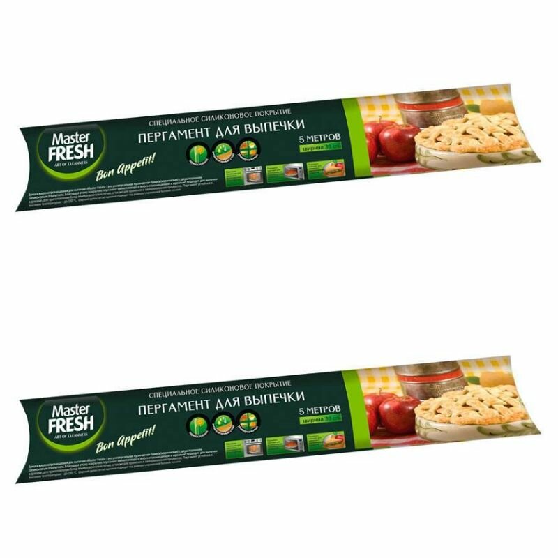 Master Fresh Пергамент для выпечки 38см*5м силикон, 2шт