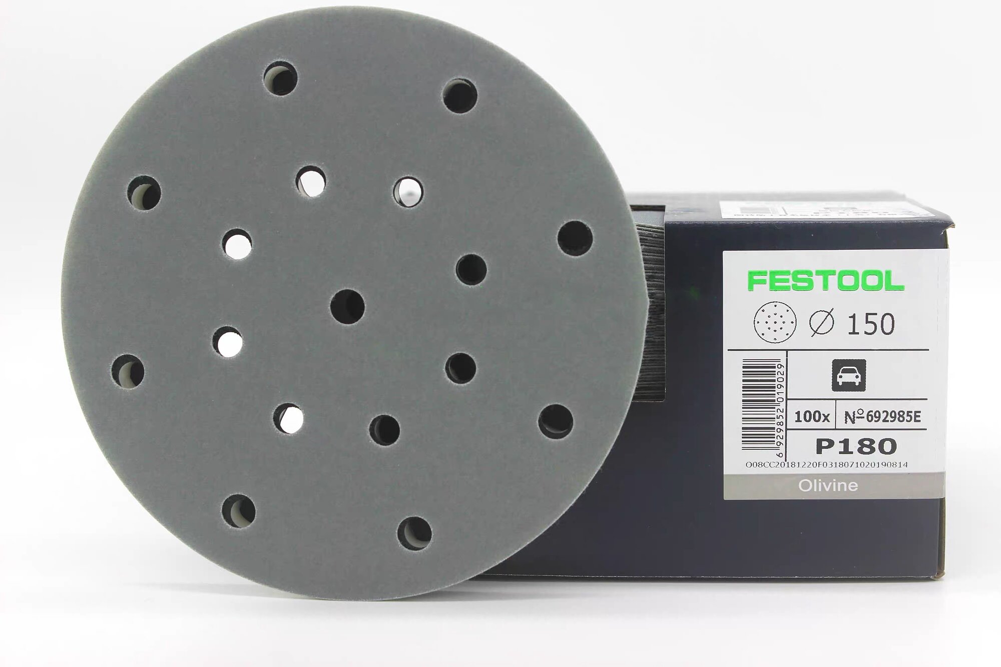 Шлифовальные круги Festool Olivine STF D150/16 P500 OL/100