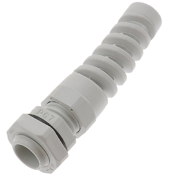 Ввод PG-R-7 пружинный с уплотнителем PG7 (D кабеля 3-6,5мм, IP68) (Fortisflex) (14 шт. в комплекте)