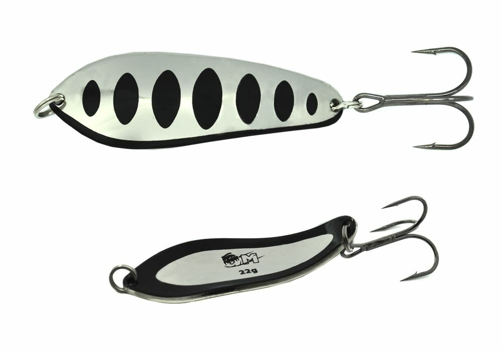 Блесна Mottomo Flash Blade 22g Silver Black