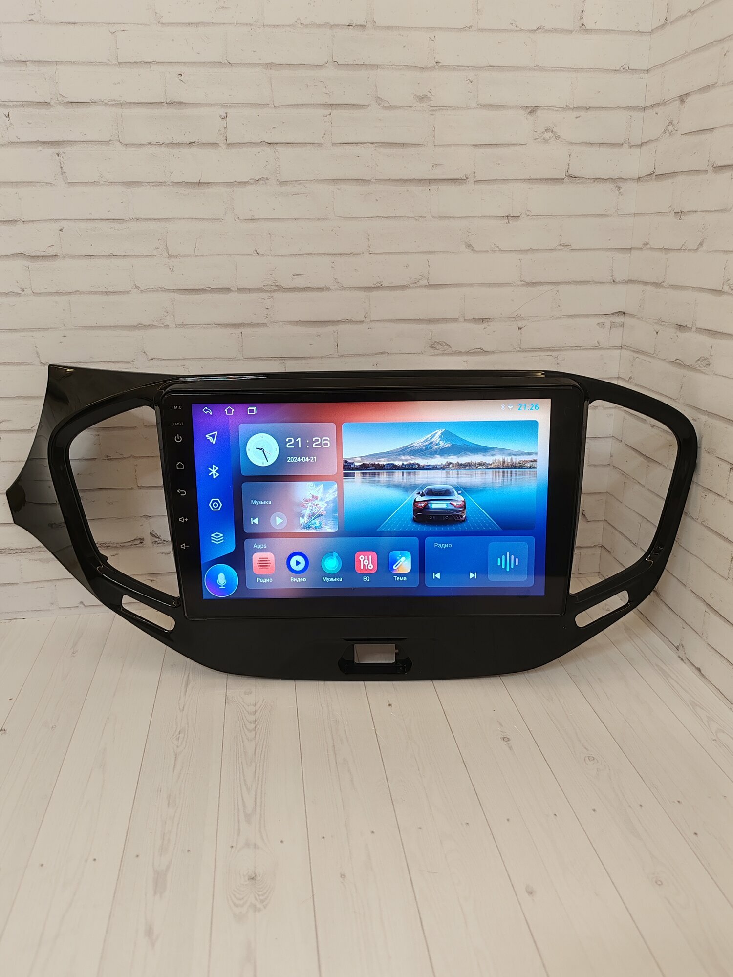 Магнитола BOS-MINI 4/64гб, CarPlay, WiFi, GPS, USB, Блютус, Кулер, для Лада Веста (Lada Vesta) 2015-2021г