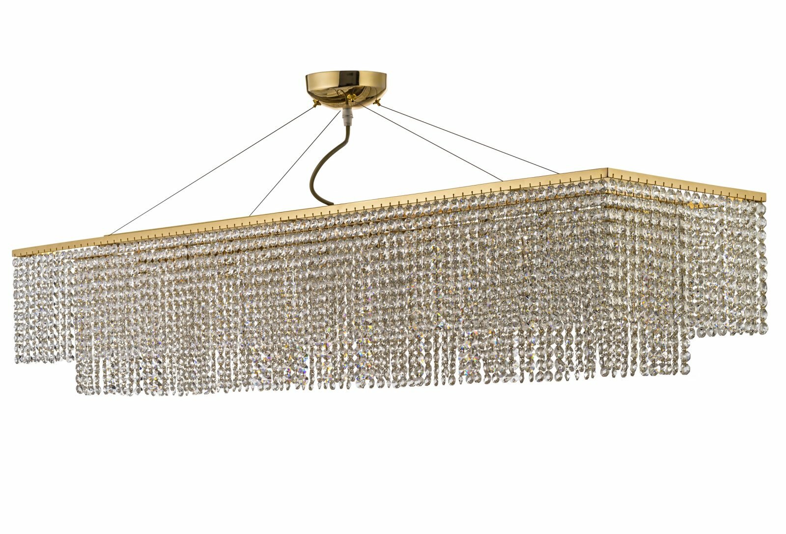 Большая хрустальная люстра Arti Lampadari Milano E 1.5.120X30.502 G