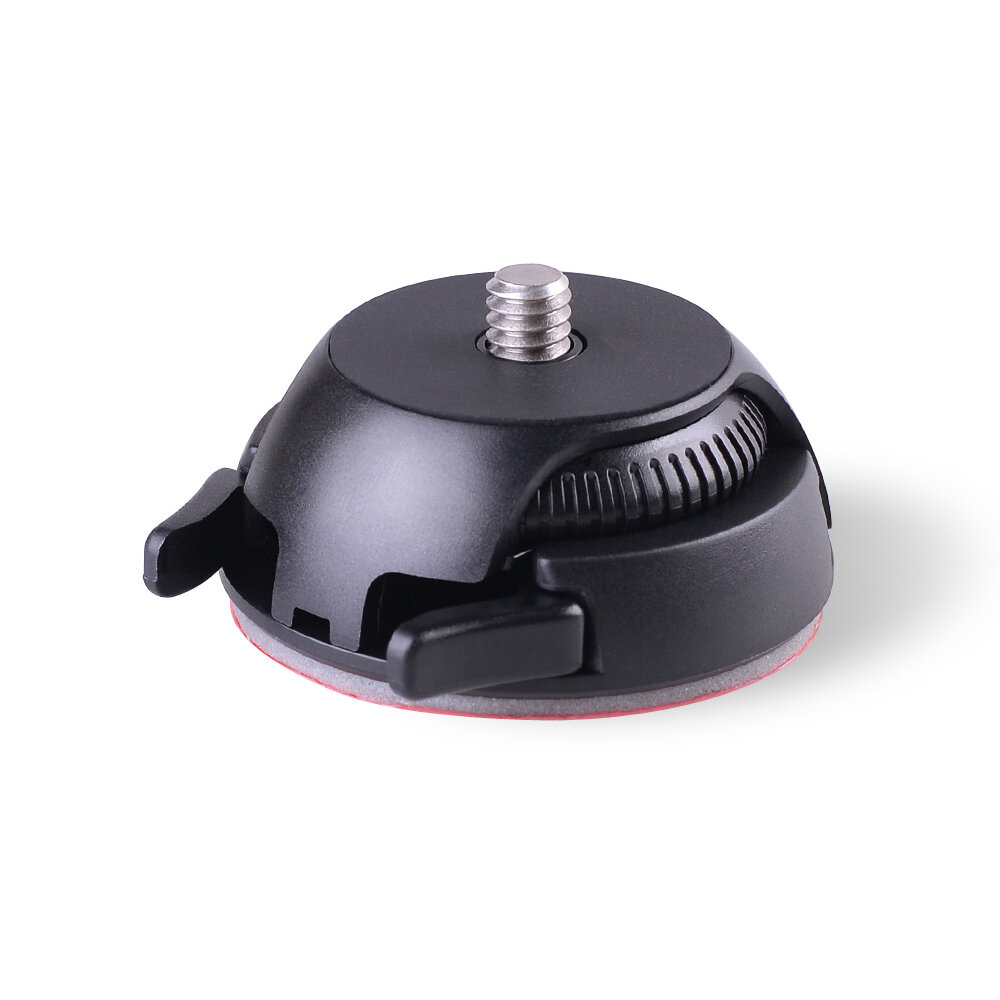 Быстросъемное крепление с защелкой + плоская и изогнутая основа, клейкая лента для замены штатного крепления для камер Gear 360 Theta S/SC/M15 и Sports Action Panoramic с креплением 1/4 дюйма.