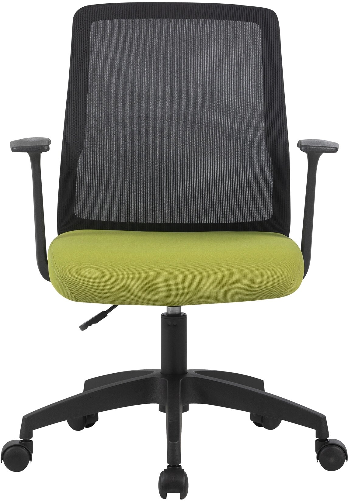 CS-MC222-BKGN / Кресло Cactus CS-MC222-BKGN, на колесиках, сетка/ткань, салатовый