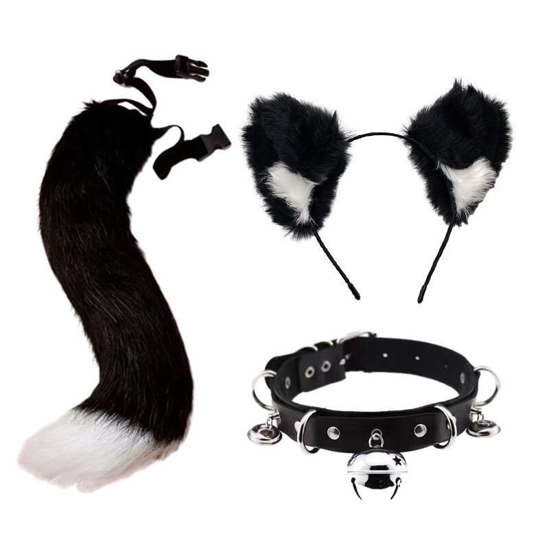 Набор аксессуаров для волос "Косплей кошачьи ушки", ручная работа, D комплект