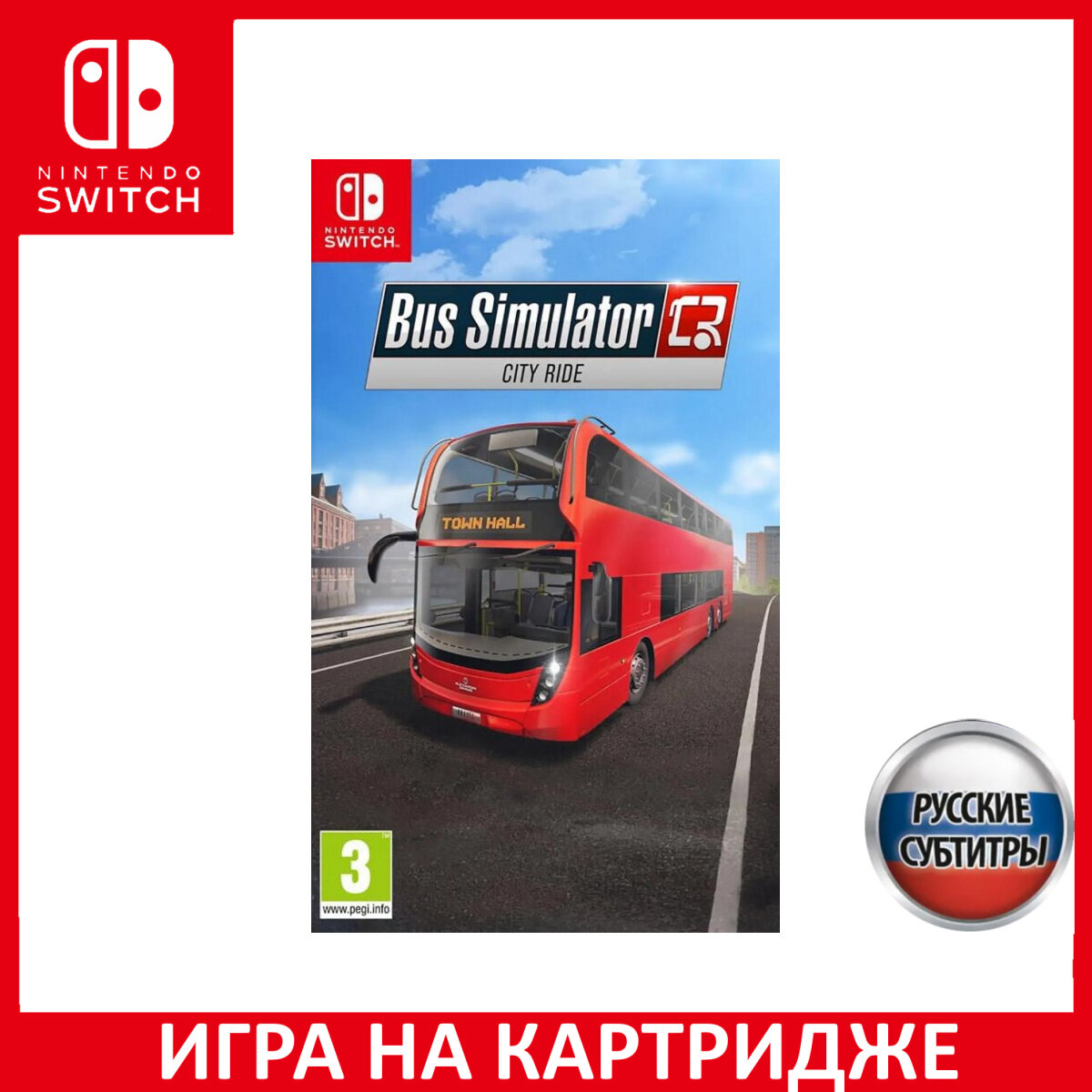Игра Bus Simulator: City Ride Switch Русская Версия Картридж на Nintendo Switch