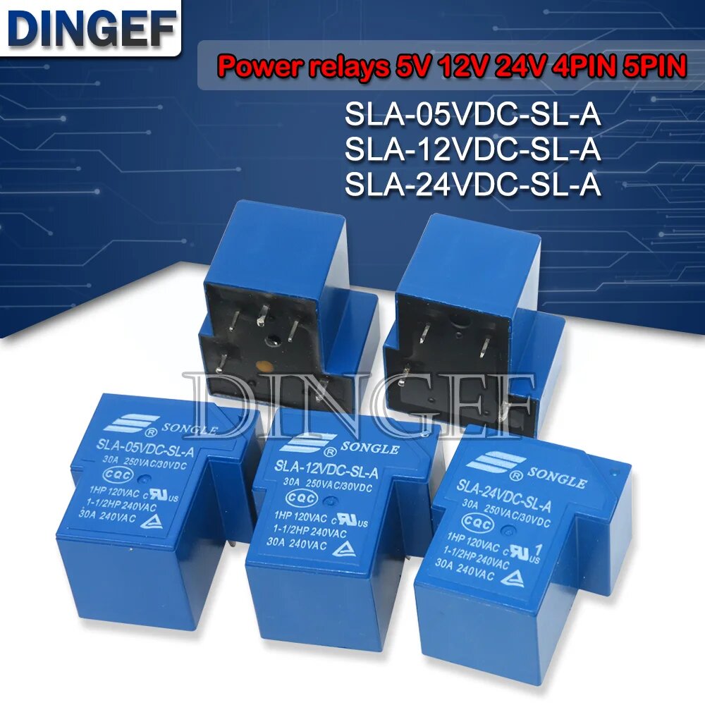 Реле времени DNIGEF SLA-12VDC-SL-A 24V, 5PIN