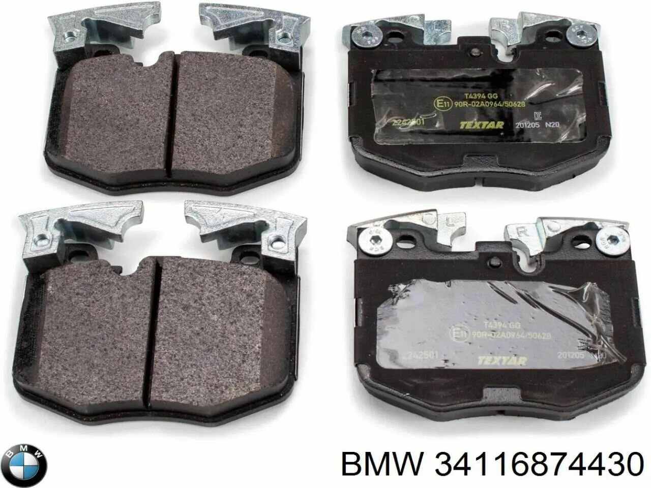 Тормозные колодки передние ориг BMW X3 G01 X4 G02 X5 G05 X7 G07 / 34116874430