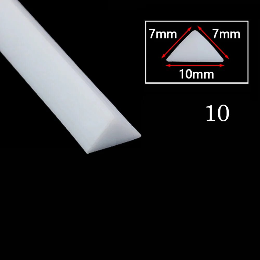 Силиконовая треугольная уплотнительная лента T-10