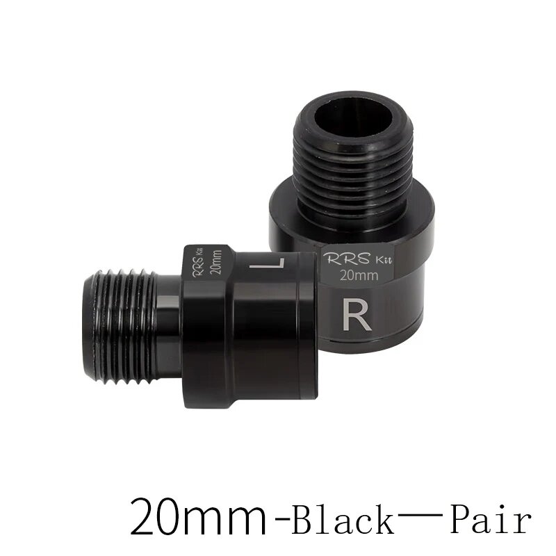 RRSKIT Удлинители педалей 20mm Black (пара)