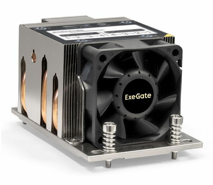 Кулер для процессора ExeGate Кулер ESNK-P0063AP4. PWM.2U. SP3. Cu Retail box