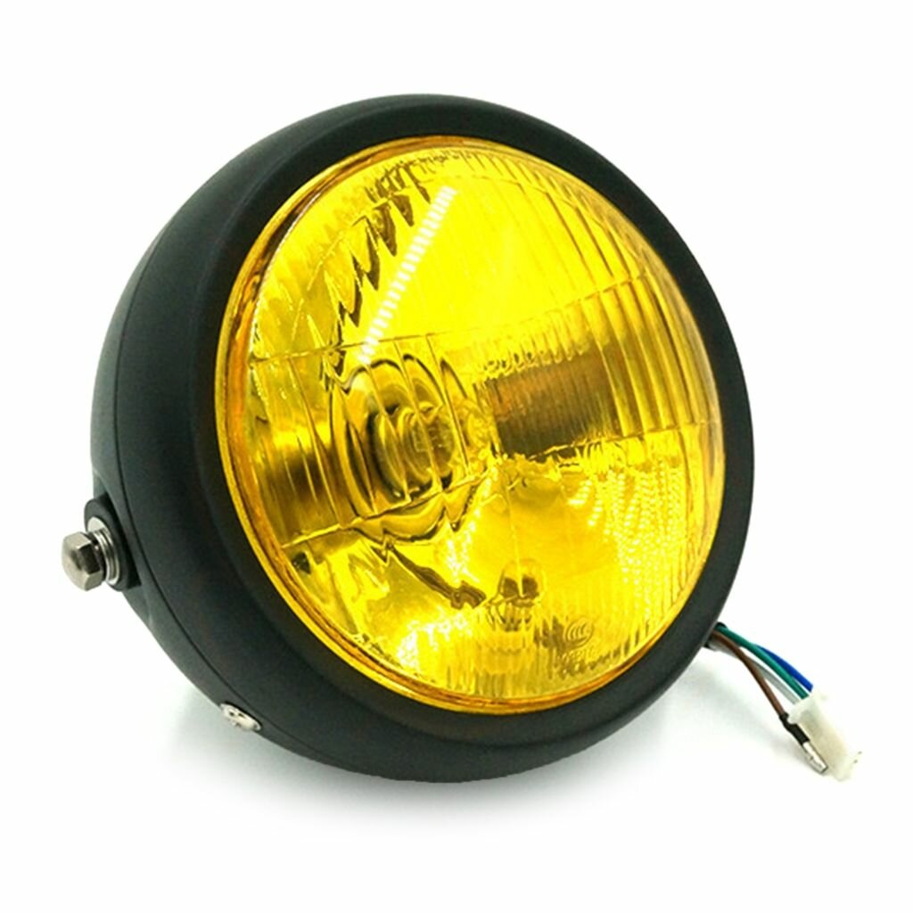 Фара для мотоцикла, водонепроницаемая светодиодная лампа, противотуманные фары, дальний свет 5,75 дюйма