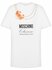 Футболка MOSCHINO, размер 36, бежевый/белый