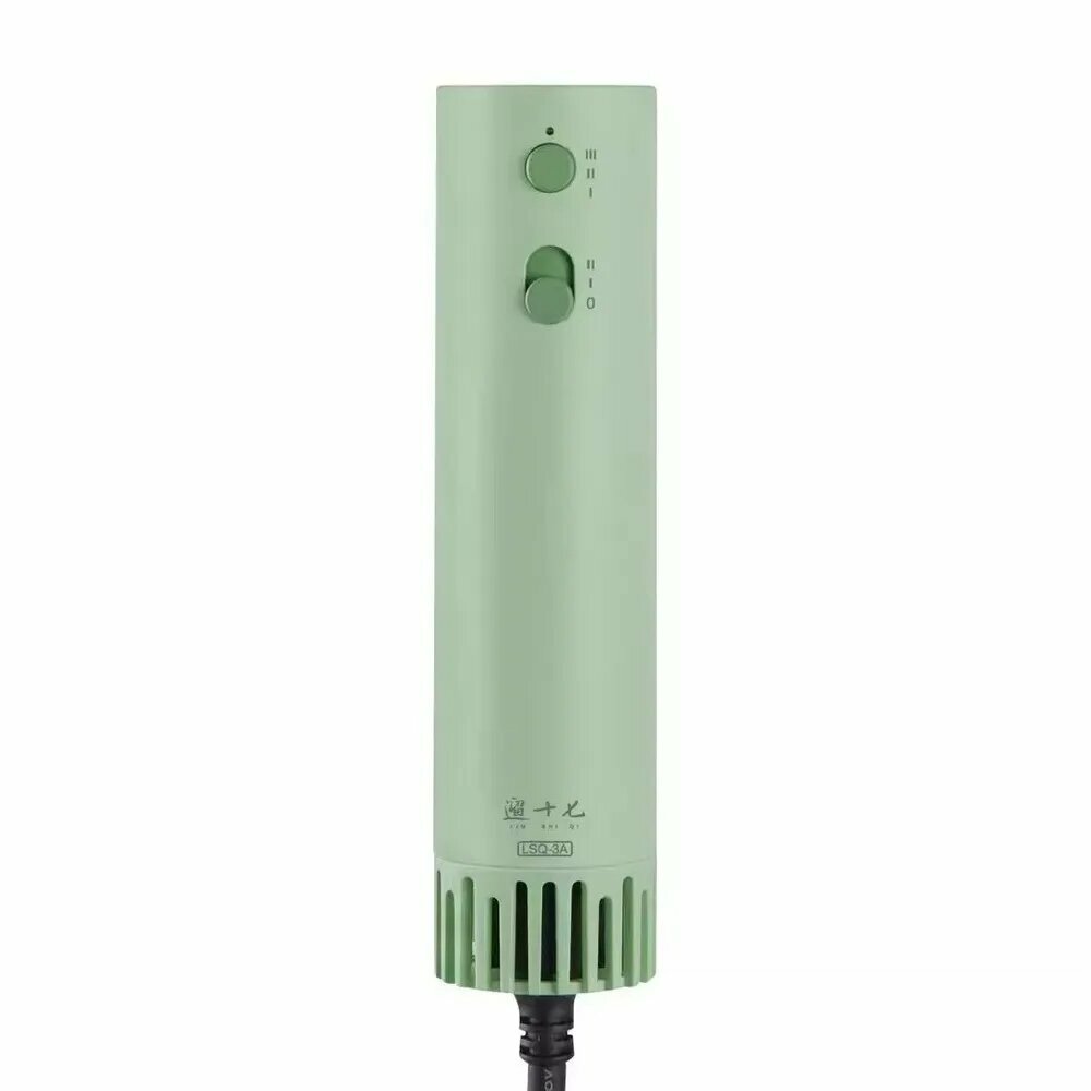 Фен для домашних животных - подвесной на шею портативный бесшумный вытяжной аппарат для вычесывания волос для собак быстрое высыхание красота, светло-зелёный