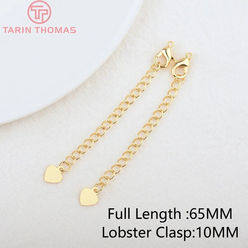 TARIN THOMAS Удлинитель цепочки 65мм, 18K Gold Color