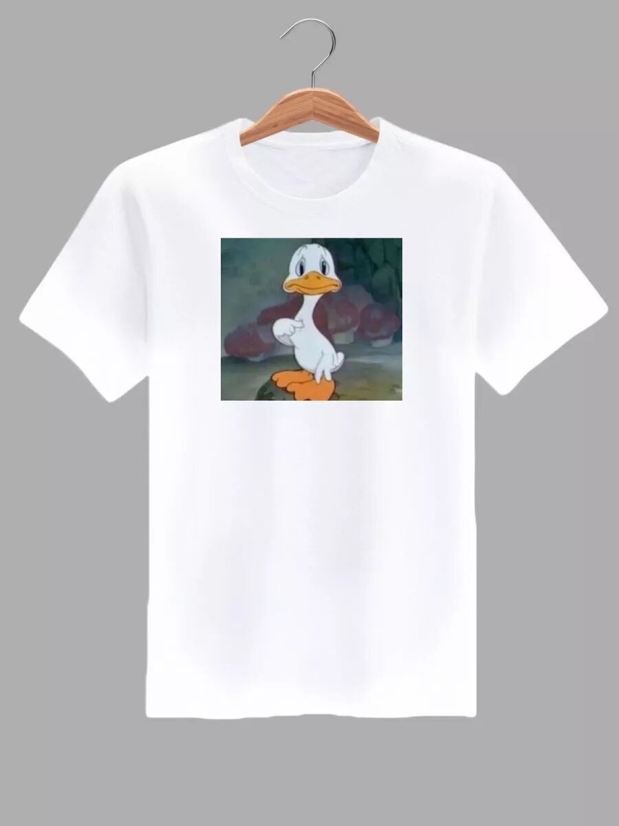 Футболка утка мультфильм