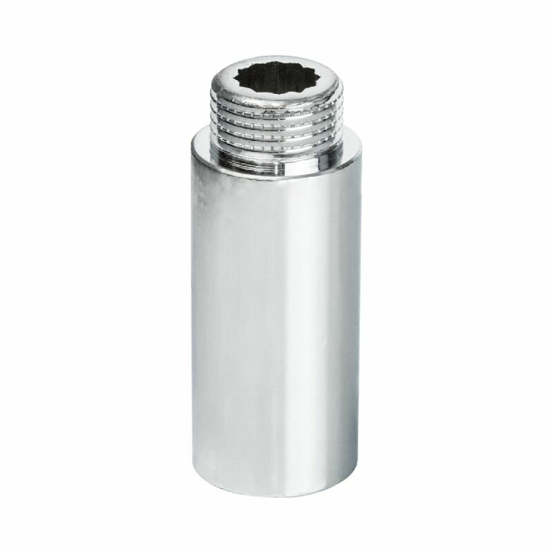 Удлинитель 1/2"-1/2", General Fittings 2600 D8, резьба-резьба, вн.- нар, латунь (хром), L55